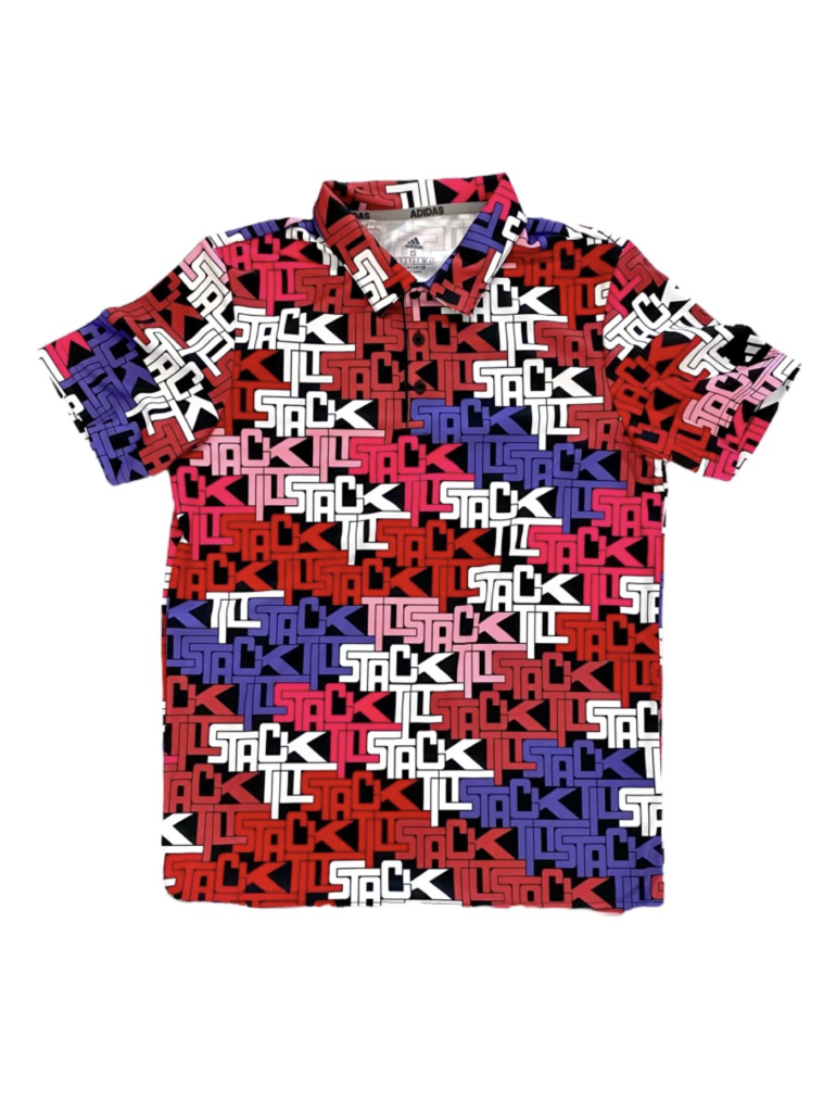 Stack & Tilt Custom Graffiti Magenta shirt by Adidas - Stack&Tilt Golf ...